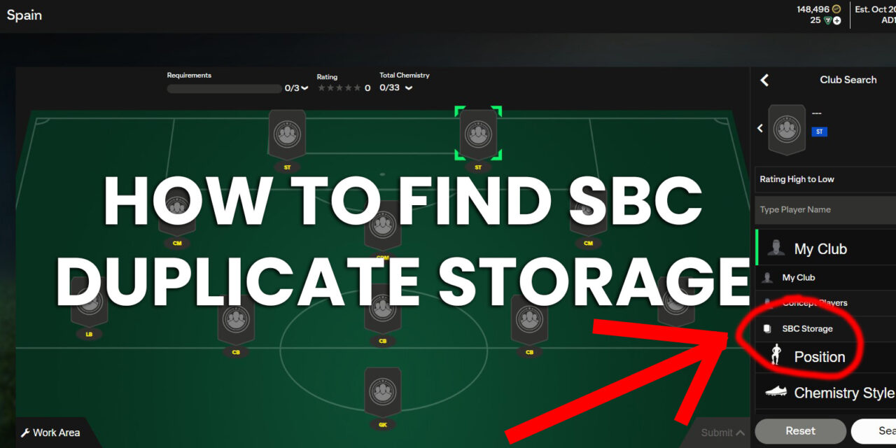 How to Find and Use Duplicate Storage in FC Ultimate Team ⇒ FUTFC How to Find and Use Duplicate Storage in FC Ultimate Team ⇒ FUTFC