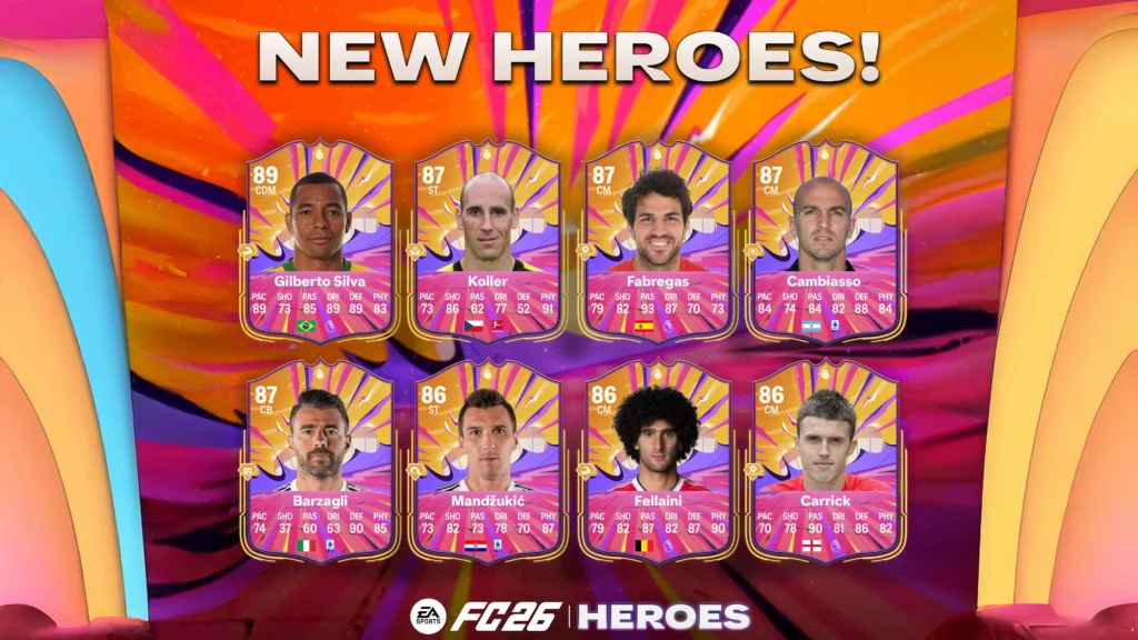 8 New FUT Heroes Set to Join EA SPORTS FC 26 ⇒ FUTFC