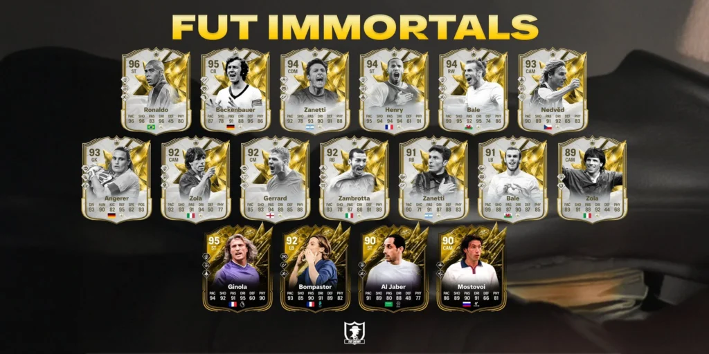 Immortals Cards in FC 25 - Leaked Immortals Icons and Heroes ⇒ FUTFC
