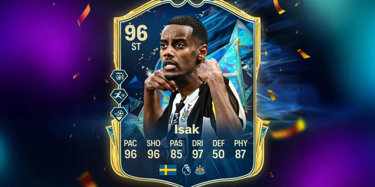 Alexander Isak is the must-have TOTS striker in FC 25 ⇒ FUTFC