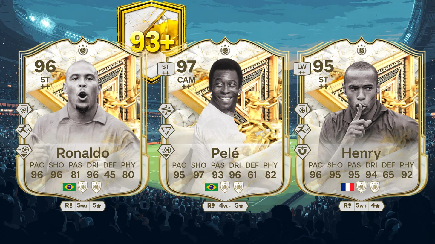 Best and worst icons to get in new 93+ Encore Icon Player Pick ⇒ FUTFC