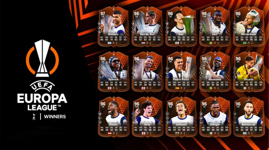 Huge FC 25 Leak: Tottenham's Europa League Triumph Brings 15 Epic RTTF ...