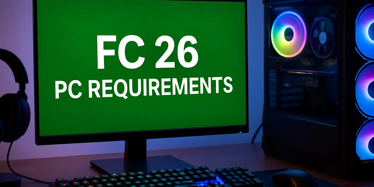 FC 26 PC Requirements ⇒ Minimum and Recommended Specs