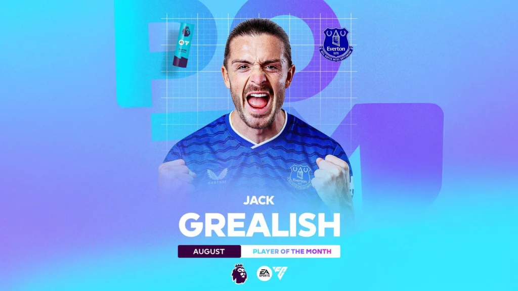 Jack Grealish Shines as Premier League POTM for August 2025 ⇒ FUTFC