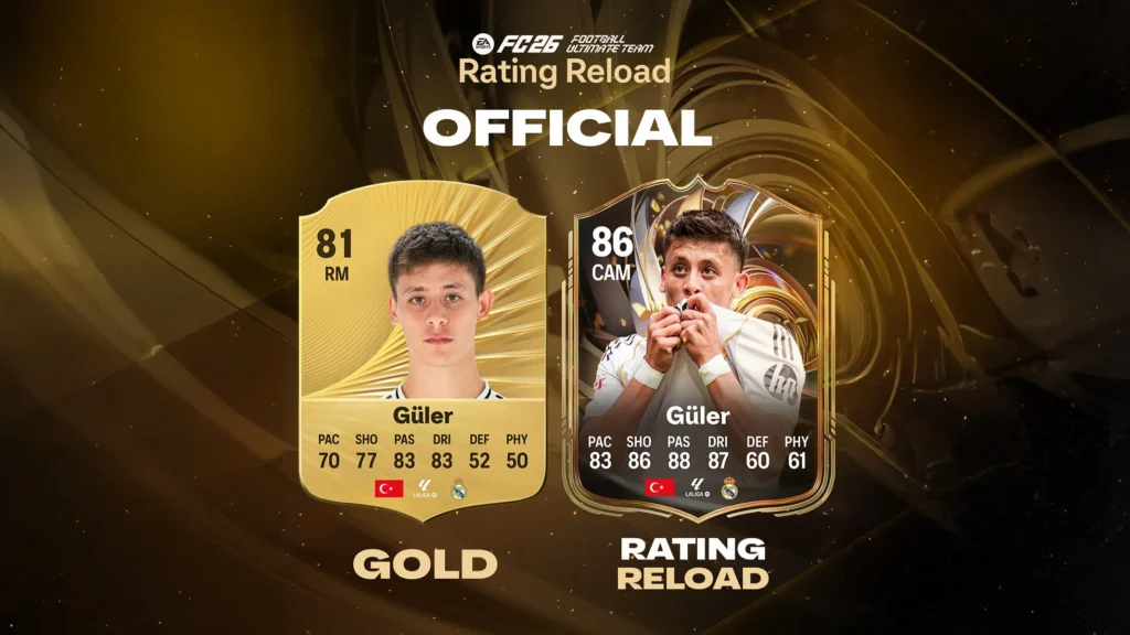 Arda Güler Ratings Reload SBC in FC 26 might be the best value CAM in ...